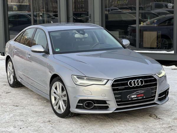 Grey Audi A6 2016 in Kedainiai, with an engine capacity of 2.97 L and mileage of 246 thousand km for 16950 €, photo 4 on AUTOMOTO.COM.LV