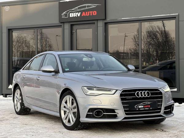 Grey Audi A6 2016 in Kedainiai, with an engine capacity of 2.97 L and mileage of 246 thousand km for 16950 €, photo 5 on AUTOMOTO.COM.LV