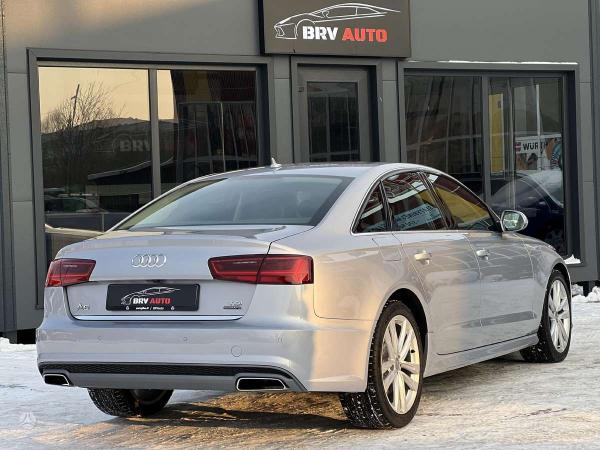 Grey Audi A6 2016 in Kedainiai, with an engine capacity of 2.97 L and mileage of 246 thousand km for 16950 €, photo 7 on AUTOMOTO.COM.LV