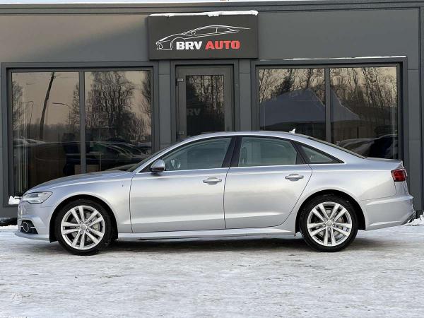Grey Audi A6 2016 in Kedainiai, with an engine capacity of 2.97 L and mileage of 246 thousand km for 16950 €, photo 10 on AUTOMOTO.COM.LV