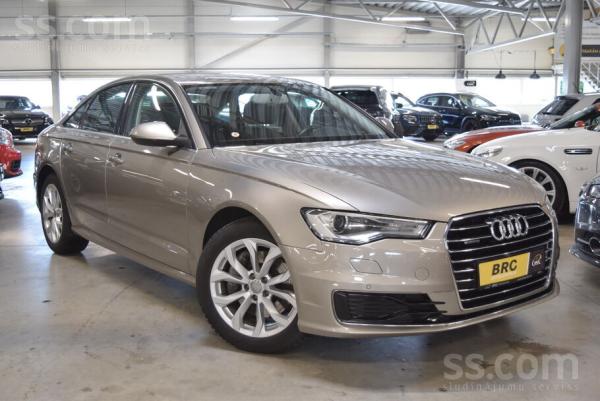 Grey Audi A6 2016 in Riga, with an engine capacity of 2.00 L and mileage of 168 thousand km for 16200 €, photo 1 on AUTOMOTO.COM.LV