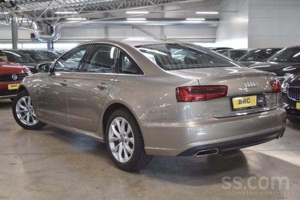 Grey Audi A6 2016 in Riga, with an engine capacity of 2.00 L and mileage of 168 thousand km for 16200 €, photo 2 on AUTOMOTO.COM.LV