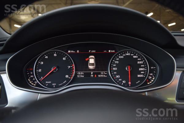 Grey Audi A6 2016 in Riga, with an engine capacity of 2.00 L and mileage of 168 thousand km for 16200 €, photo 10 on AUTOMOTO.COM.LV