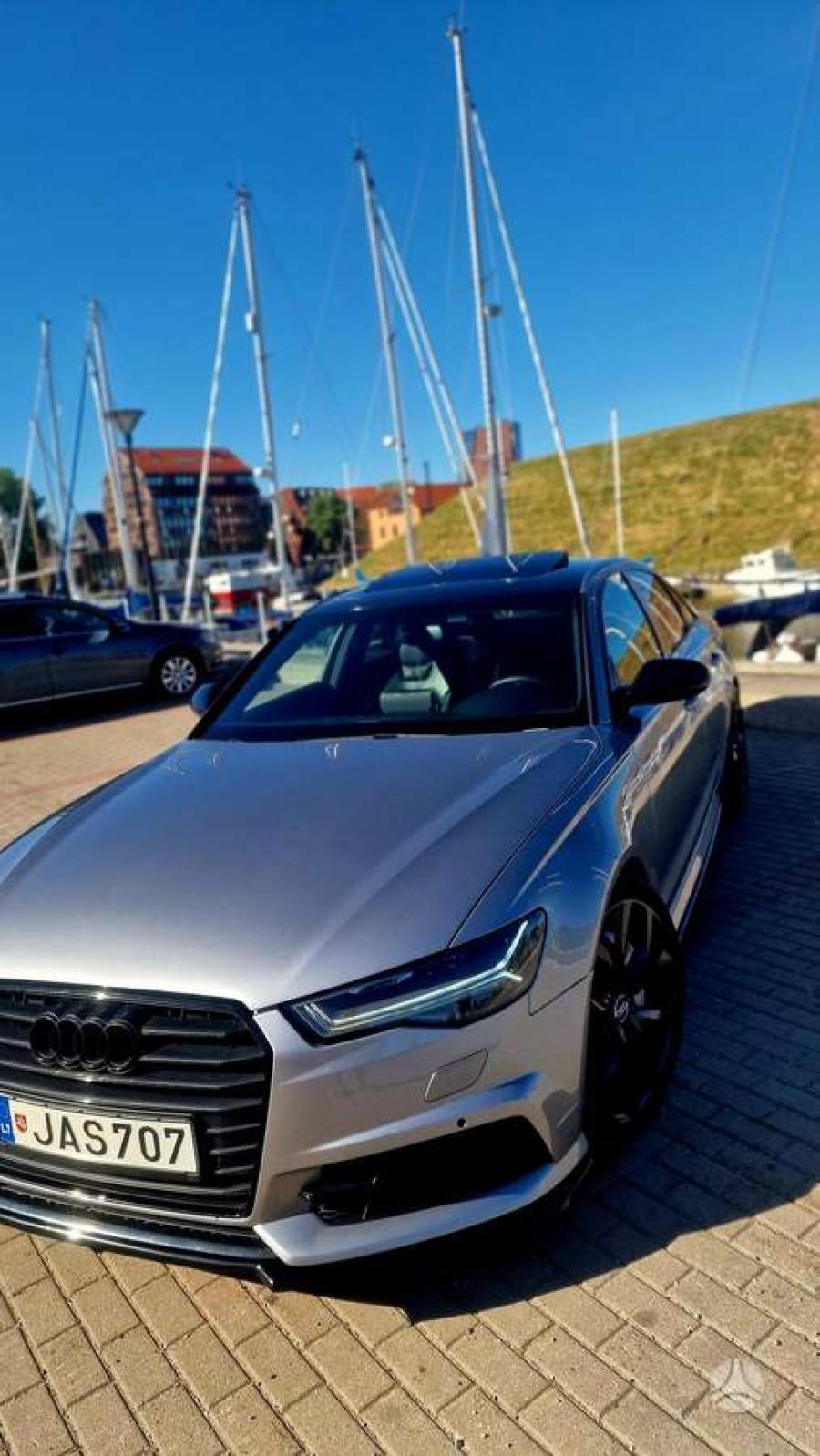 Grey Audi A6 2016 in Klaipeda, with an engine capacity of 3.00 L and mileage of 183 thousand km for 20300 €, photo 7 on AUTOMOTO.COM.LV