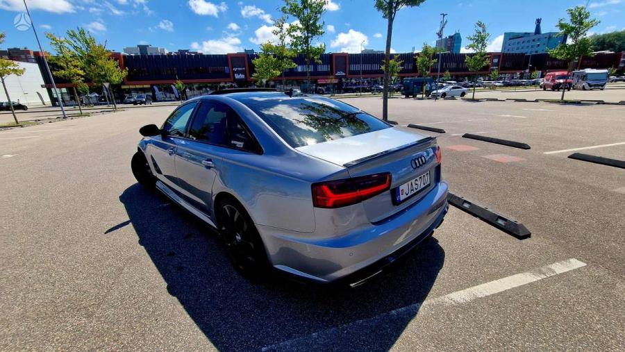 Grey Audi A6 2016 in Klaipeda, with an engine capacity of 3.00 L and mileage of 183 thousand km for 20300 €, photo 14 on AUTOMOTO.COM.LV