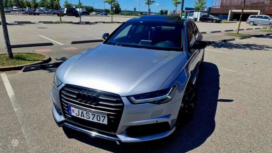 Grey Audi A6 2016 in Klaipeda, with an engine capacity of 3.00 L and mileage of 183 thousand km for 20300 €, photo 15 on AUTOMOTO.COM.LV