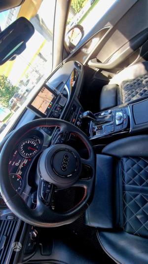 Grey Audi A6 2016 in Klaipeda, with an engine capacity of 3.00 L and mileage of 183 thousand km for 20300 €, photo 25 on AUTOMOTO.COM.LV