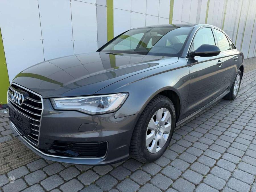 Pelēks Audi A6 2016 Raseiniai, ar dzinēja tilpumu 1.97 L un nobraukumu 276 tūkst. km par 10500 €, foto 1 vietnē AUTOMOTO.COM.LV