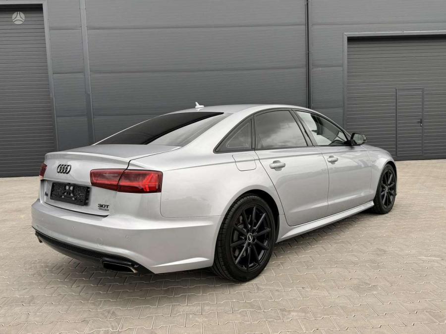 Grey Audi A6 2016 in Klaipeda, with an engine capacity of 3.00 L and mileage of 192 thousand km for 16000 €, photo 8 on AUTOMOTO.COM.LV