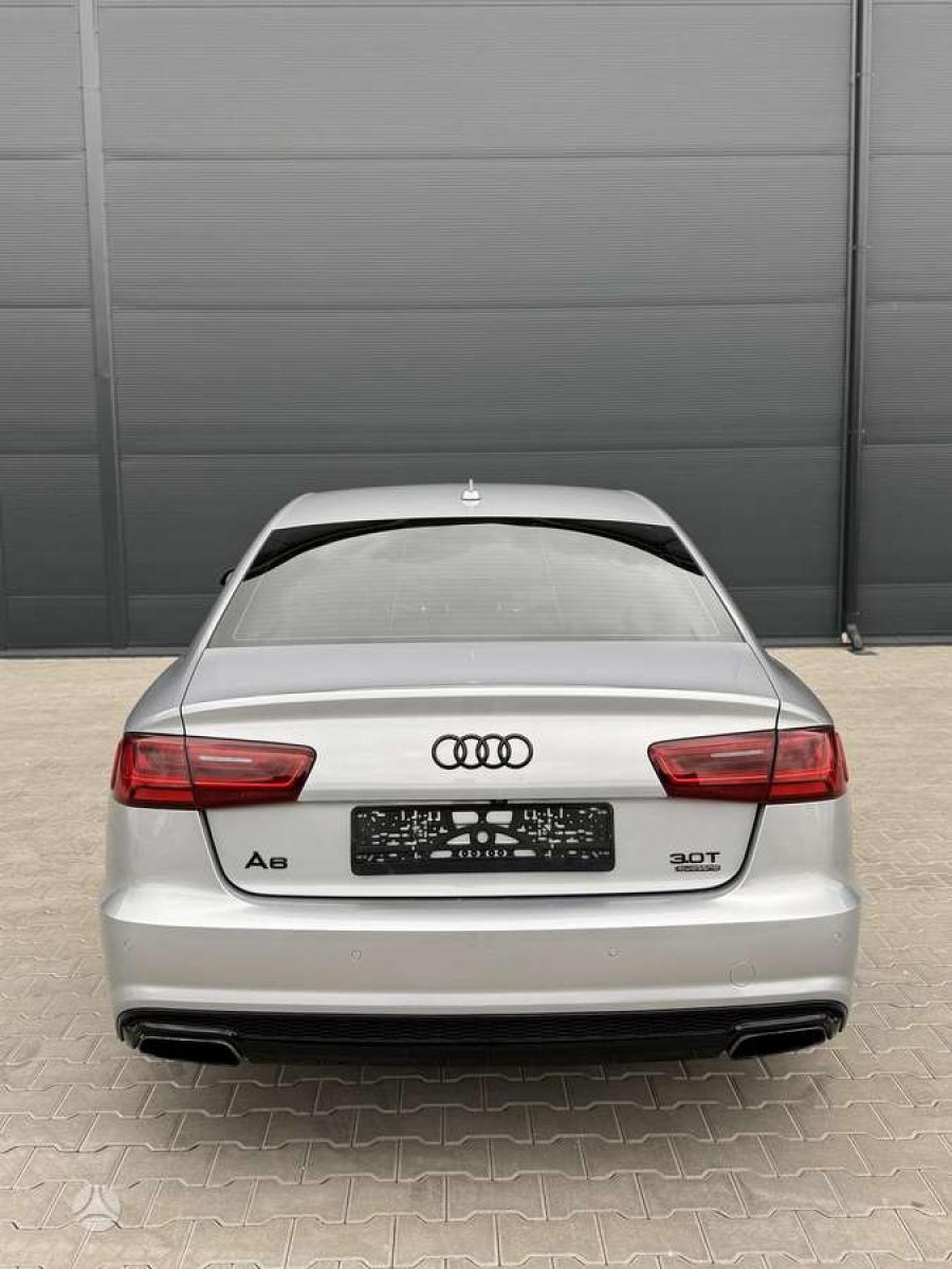 Grey Audi A6 2016 in Klaipeda, with an engine capacity of 3.00 L and mileage of 192 thousand km for 16000 €, photo 10 on AUTOMOTO.COM.LV