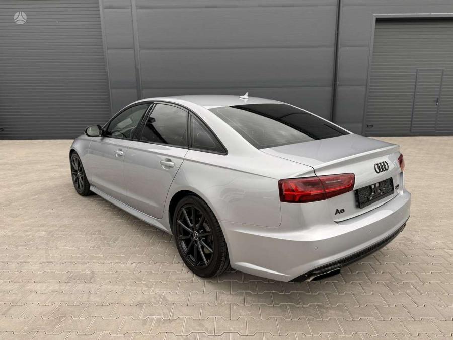 Grey Audi A6 2016 in Klaipeda, with an engine capacity of 3.00 L and mileage of 192 thousand km for 16000 €, photo 12 on AUTOMOTO.COM.LV