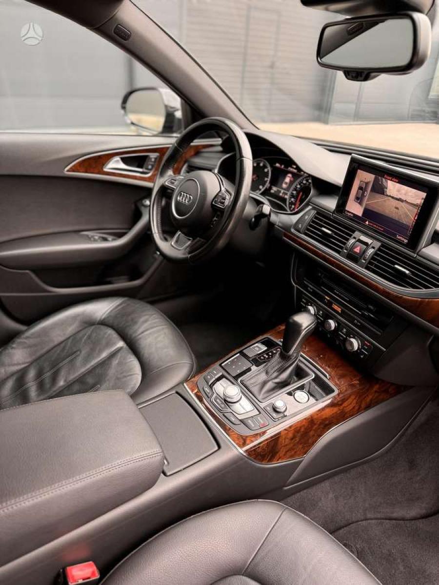Grey Audi A6 2016 in Klaipeda, with an engine capacity of 3.00 L and mileage of 192 thousand km for 16000 €, photo 20 on AUTOMOTO.COM.LV
