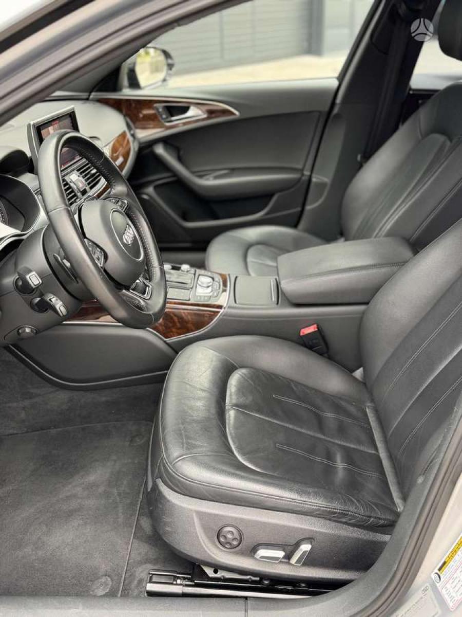 Grey Audi A6 2016 in Klaipeda, with an engine capacity of 3.00 L and mileage of 192 thousand km for 16000 €, photo 24 on AUTOMOTO.COM.LV