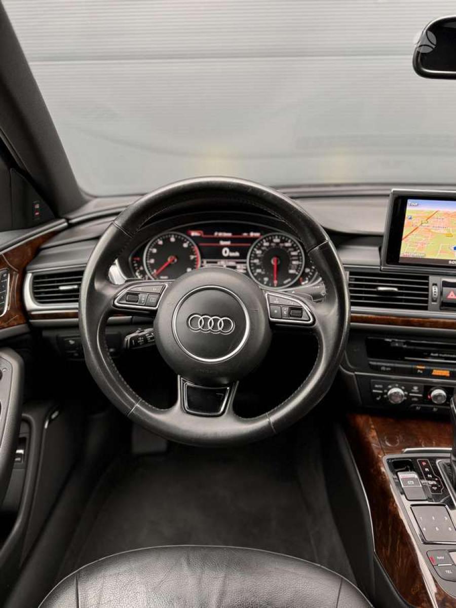 Grey Audi A6 2016 in Klaipeda, with an engine capacity of 3.00 L and mileage of 192 thousand km for 16000 €, photo 33 on AUTOMOTO.COM.LV