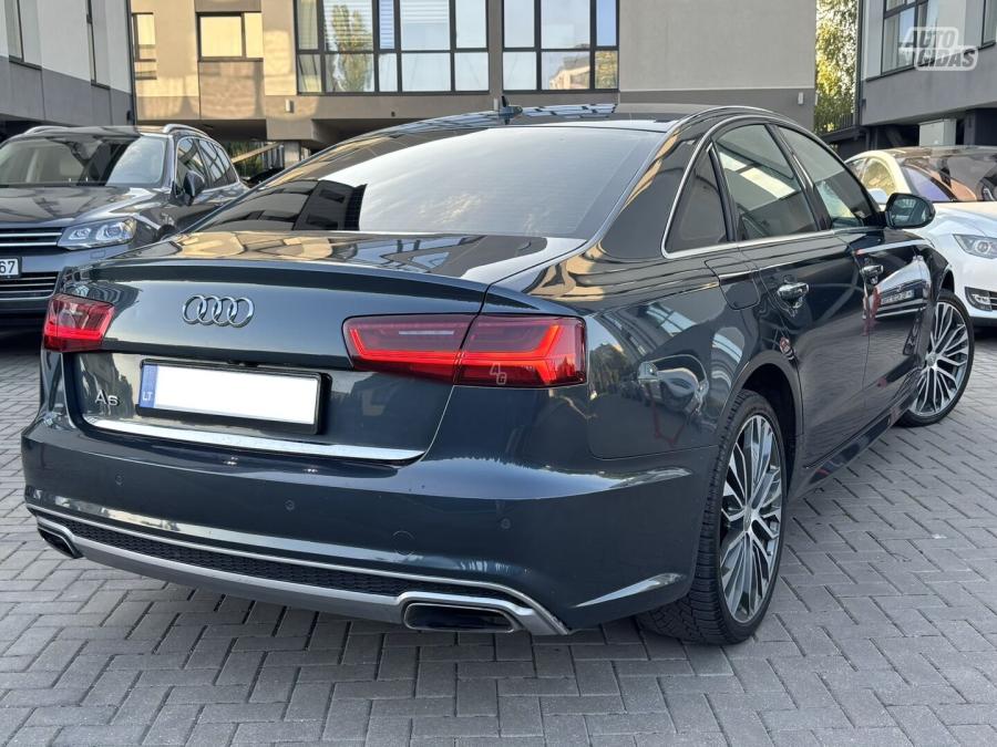 Grey Audi A6 2016 in Kaunas, with an engine capacity of 2.00 L and mileage of 130 thousand km for 11500 €, photo 5 on AUTOMOTO.COM.LV