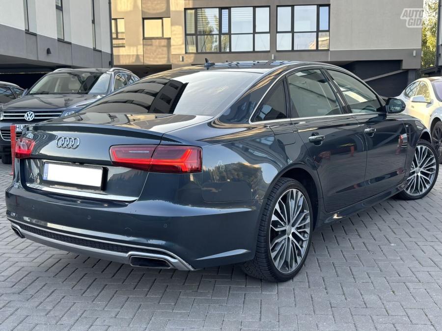 Grey Audi A6 2016 in Kaunas, with an engine capacity of 2.00 L and mileage of 130 thousand km for 11500 €, photo 10 on AUTOMOTO.COM.LV