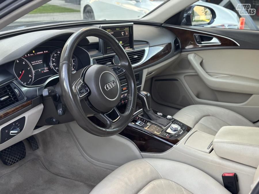 Grey Audi A6 2016 in Kaunas, with an engine capacity of 2.00 L and mileage of 130 thousand km for 11500 €, photo 17 on AUTOMOTO.COM.LV