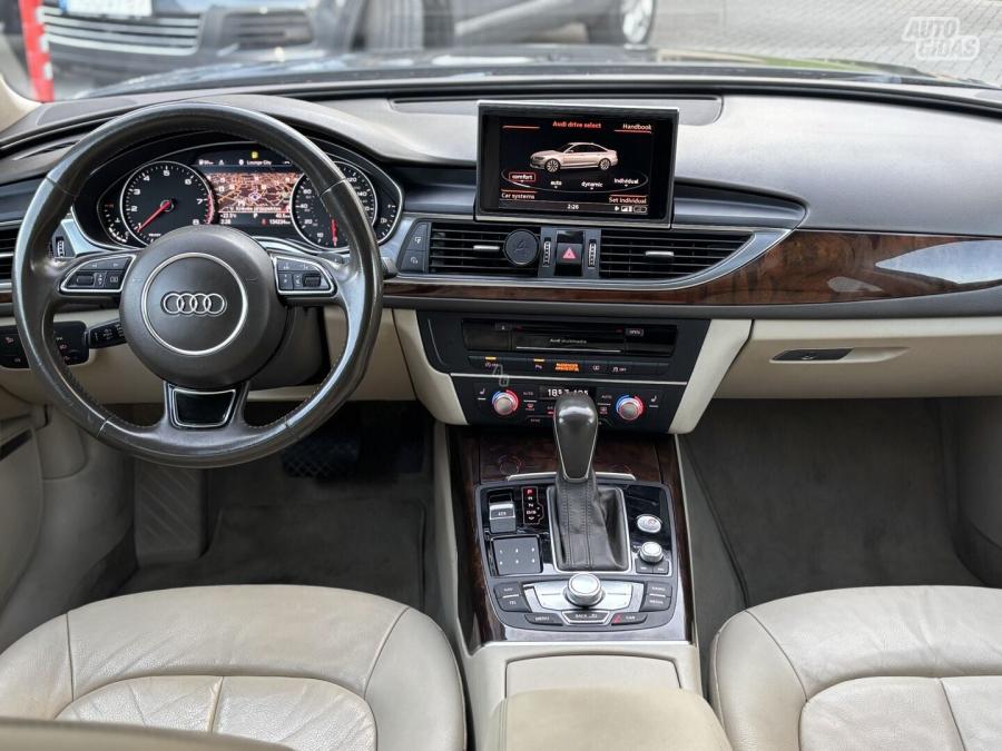 Grey Audi A6 2016 in Kaunas, with an engine capacity of 2.00 L and mileage of 130 thousand km for 11500 €, photo 18 on AUTOMOTO.COM.LV