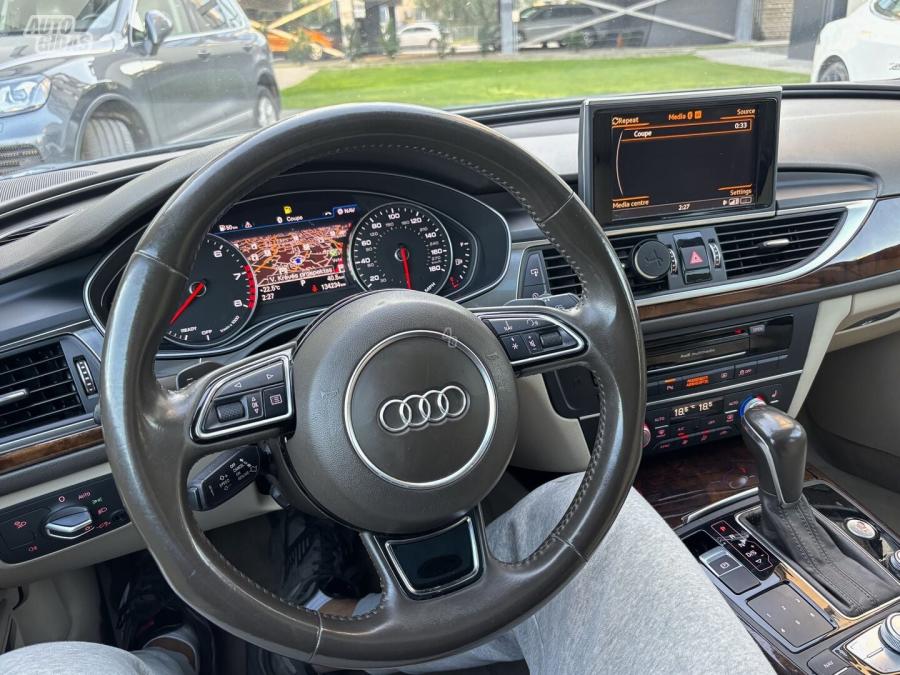 Grey Audi A6 2016 in Kaunas, with an engine capacity of 2.00 L and mileage of 130 thousand km for 11500 €, photo 23 on AUTOMOTO.COM.LV