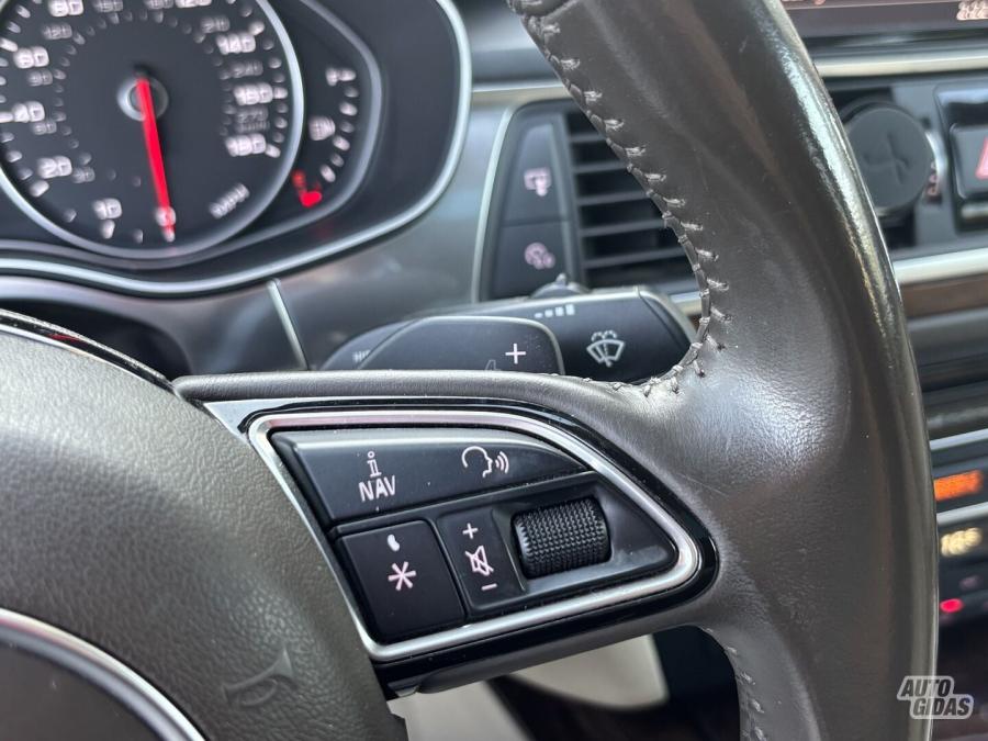 Grey Audi A6 2016 in Kaunas, with an engine capacity of 2.00 L and mileage of 130 thousand km for 11500 €, photo 24 on AUTOMOTO.COM.LV