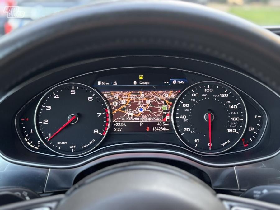 Grey Audi A6 2016 in Kaunas, with an engine capacity of 2.00 L and mileage of 130 thousand km for 11500 €, photo 25 on AUTOMOTO.COM.LV