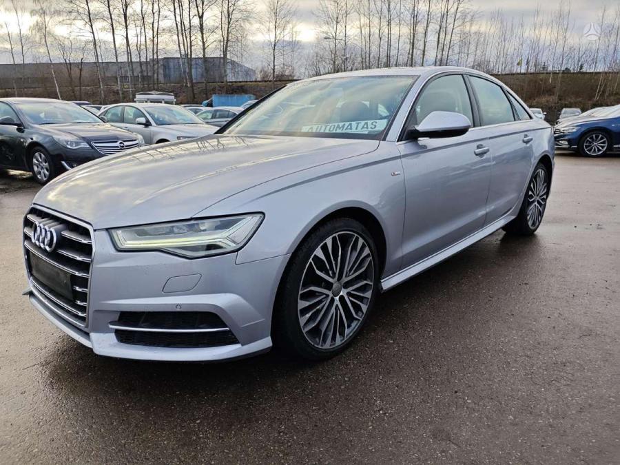 Pelēks Audi A6 2017 Kauņa, ar dzinēja tilpumu 2.97 L un nobraukumu 295 tūkst. km par 13499 €, foto 12 vietnē AUTOMOTO.COM.LV