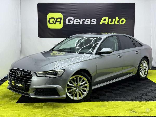 Pelēks Audi A6 2017 Viļņa, ar dzinēja tilpumu 1.98 L un nobraukumu 221 tūkst. km par 12590 €, foto 1 vietnē AUTOMOTO.COM.LV