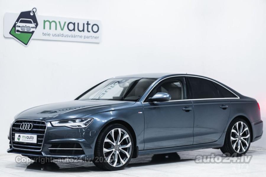 Grey Audi A6 2017 in Tallinn, with an engine capacity of 3.00 L and mileage of 113 thousand km for 16990 €, photo 1 on AUTOMOTO.COM.LV