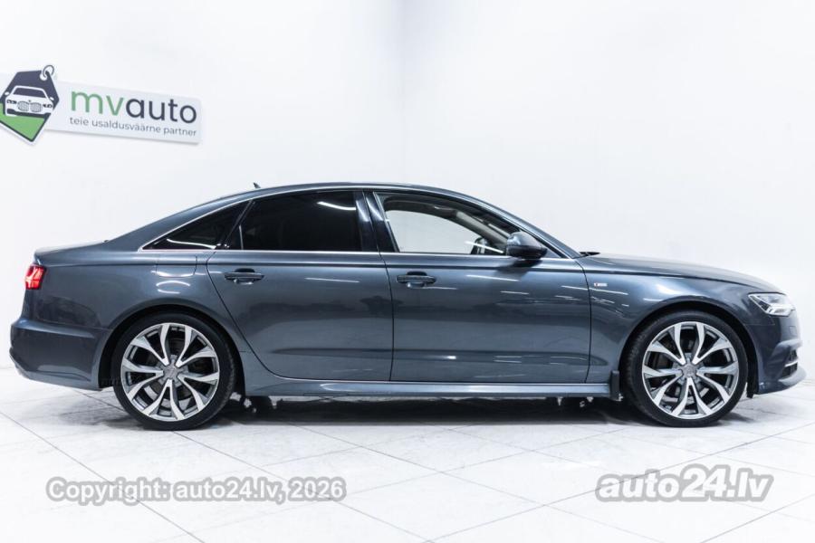 Grey Audi A6 2017 in Tallinn, with an engine capacity of 3.00 L and mileage of 113 thousand km for 16990 €, photo 9 on AUTOMOTO.COM.LV