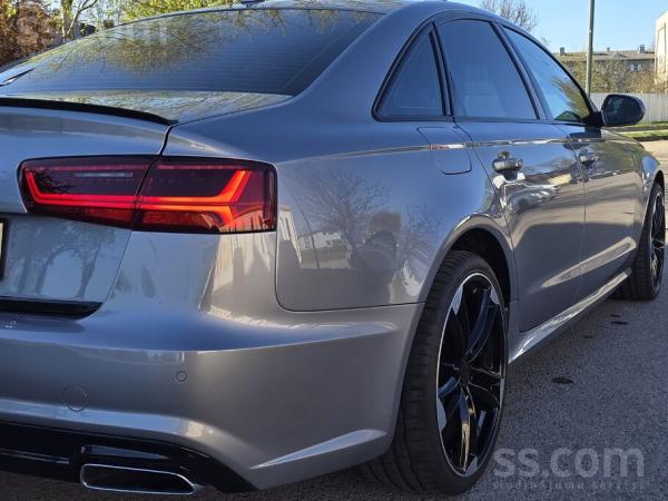 Grey Audi A6 2017 in Daugavpils, with an engine capacity of 2.00 L and mileage of 224 thousand km for 15500 €, photo 8 on AUTOMOTO.COM.LV