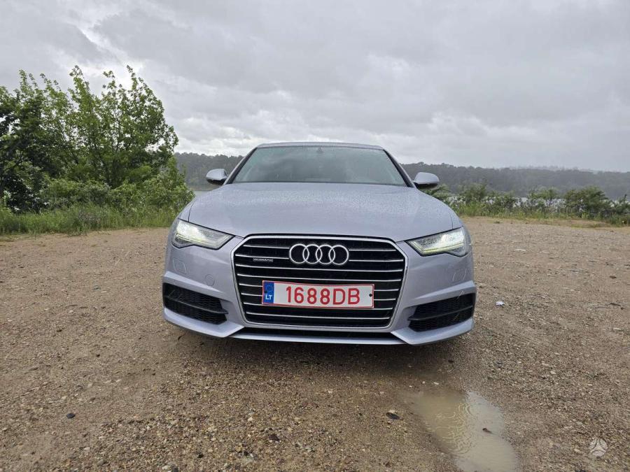 Pelēks Audi A6 2017 Kauņa, ar dzinēja tilpumu 3.00 L un nobraukumu 127 tūkst. km par 16700 €, foto 1 vietnē AUTOMOTO.COM.LV