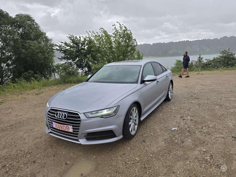 Pelēks Audi A6 2017 Kauņa, ar dzinēja tilpumu 3.00 L un nobraukumu 127 tūkst. km par 16700 €, foto 17 vietnē AUTOMOTO.COM.LV