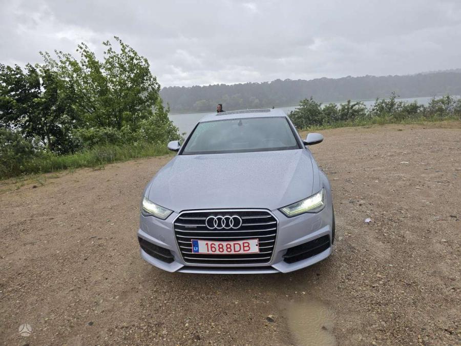 Pelēks Audi A6 2017 Kauņa, ar dzinēja tilpumu 3.00 L un nobraukumu 127 tūkst. km par 16700 €, foto 18 vietnē AUTOMOTO.COM.LV