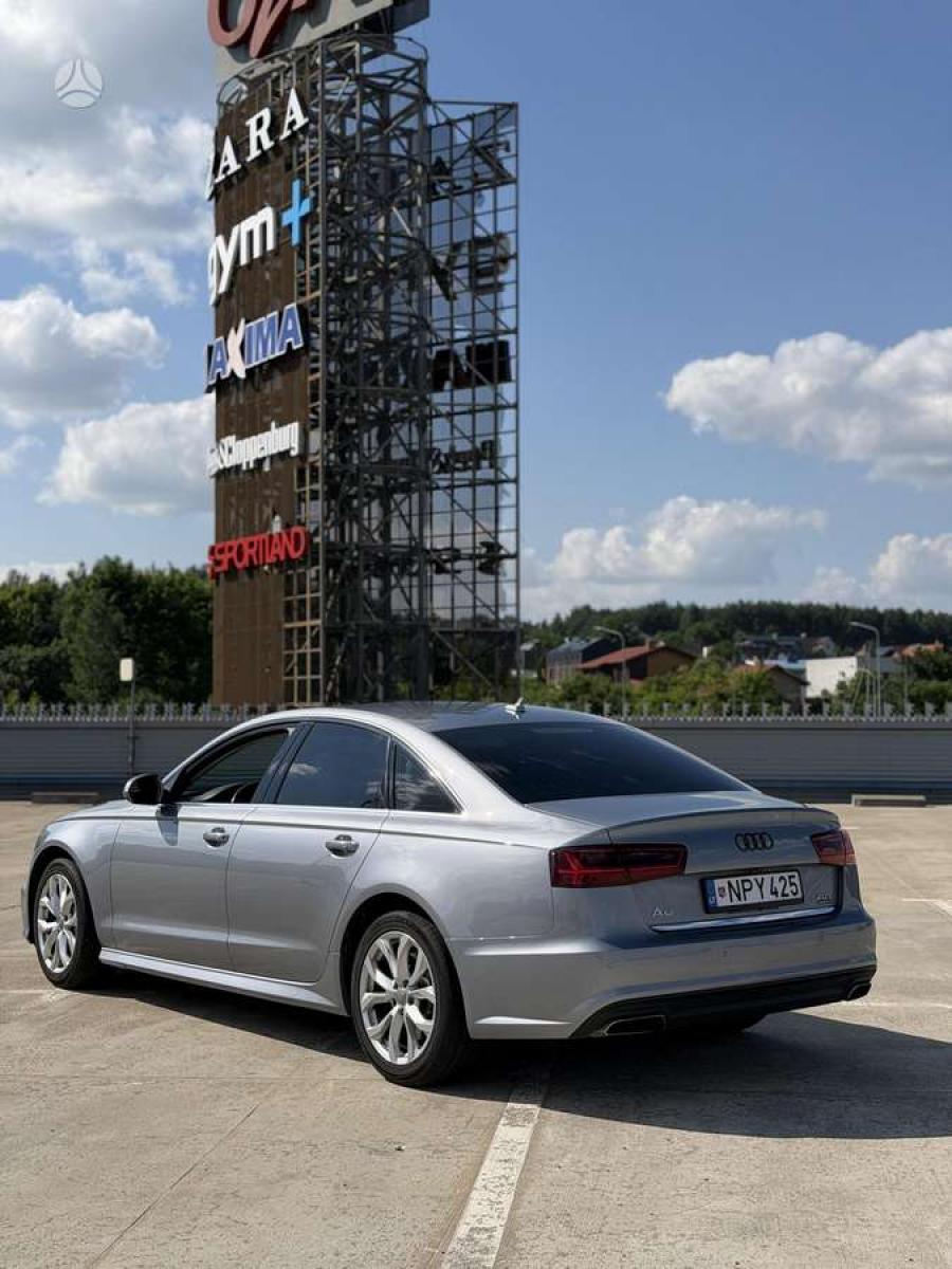 Pelēks Audi A6 2017 Viļņa, ar dzinēja tilpumu 1.98 L un nobraukumu 122 tūkst. km par 15500 €, foto 4 vietnē AUTOMOTO.COM.LV