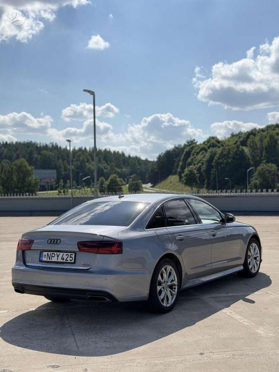 Pelēks Audi A6 2017 Viļņa, ar dzinēja tilpumu 1.98 L un nobraukumu 122 tūkst. km par 15500 €, foto 5 vietnē AUTOMOTO.COM.LV
