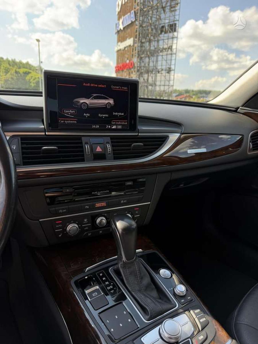 Pelēks Audi A6 2017 Viļņa, ar dzinēja tilpumu 1.98 L un nobraukumu 122 tūkst. km par 15500 €, foto 14 vietnē AUTOMOTO.COM.LV