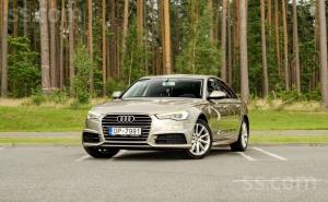 Grey Audi A6 2017 in Riga, with an engine capacity of 2.00 L and mileage of 157 thousand km for 15990 €, photo  on AUTOMOTO.COM.LV