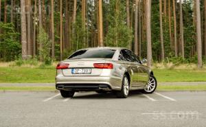Grey Audi A6 2017 in Riga, with an engine capacity of 2.00 L and mileage of 157 thousand km for 15990 €, photo 7 on AUTOMOTO.COM.LV
