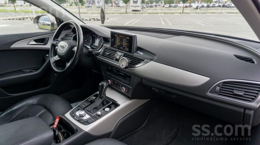 Grey Audi A6 2017 in Riga, with an engine capacity of 2.00 L and mileage of 157 thousand km for 15990 €, photo 12 on AUTOMOTO.COM.LV