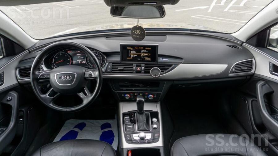 Grey Audi A6 2017 in Riga, with an engine capacity of 2.00 L and mileage of 157 thousand km for 15990 €, photo 13 on AUTOMOTO.COM.LV