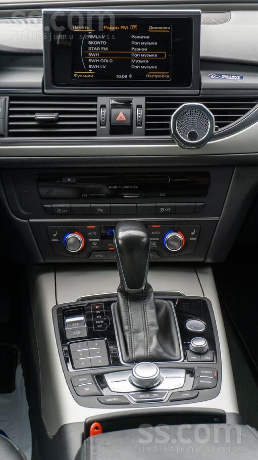Grey Audi A6 2017 in Riga, with an engine capacity of 2.00 L and mileage of 157 thousand km for 15990 €, photo 14 on AUTOMOTO.COM.LV