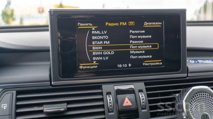 Grey Audi A6 2017 in Riga, with an engine capacity of 2.00 L and mileage of 157 thousand km for 15990 €, photo 19 on AUTOMOTO.COM.LV