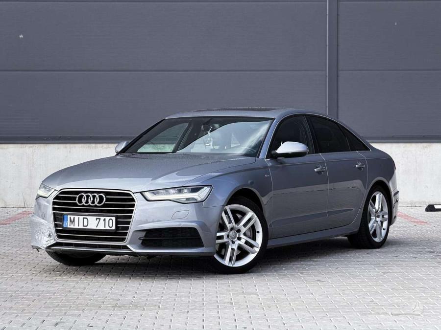 Grey Audi A6 2017 in Siauliai, with an engine capacity of 2.00 L and mileage of 261 thousand km for 11750 €, photo 1 on AUTOMOTO.COM.LV