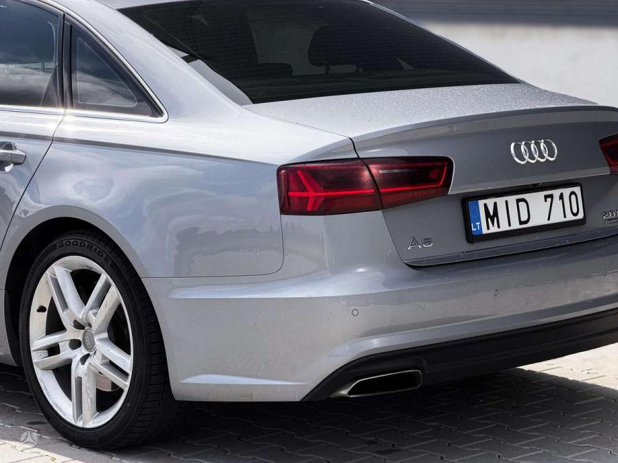 Grey Audi A6 2017 in Siauliai, with an engine capacity of 2.00 L and mileage of 261 thousand km for 11750 €, photo 13 on AUTOMOTO.COM.LV