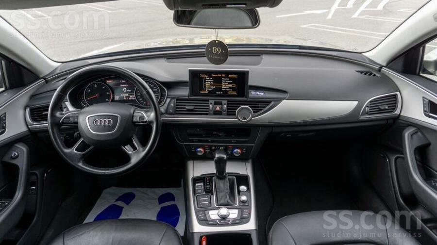 Grey Audi A6 2017 in Riga, with an engine capacity of 2.00 L and mileage of 157 thousand km for 15190 €, photo 13 on AUTOMOTO.COM.LV
