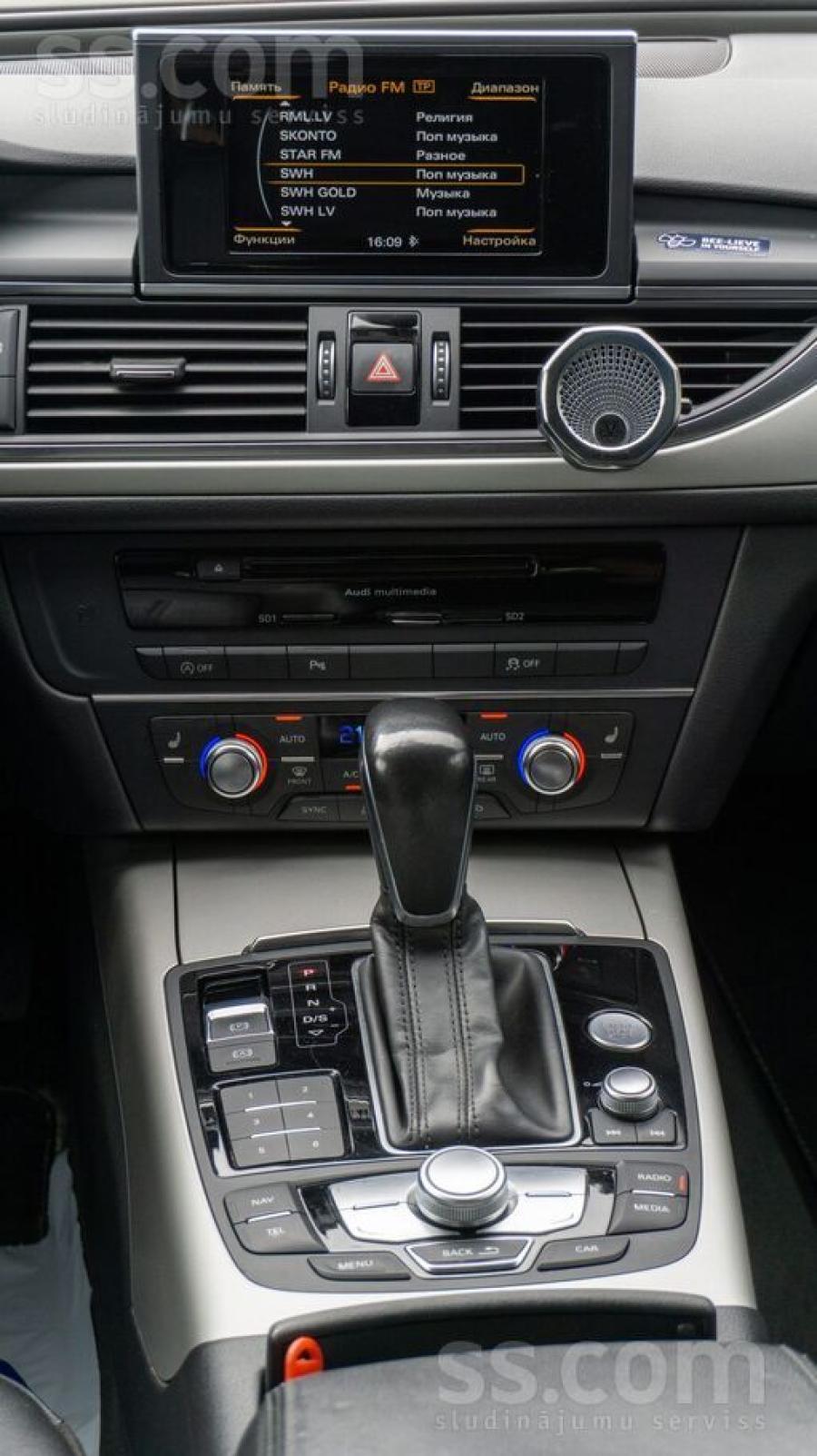 Grey Audi A6 2017 in Riga, with an engine capacity of 2.00 L and mileage of 157 thousand km for 15190 €, photo 14 on AUTOMOTO.COM.LV