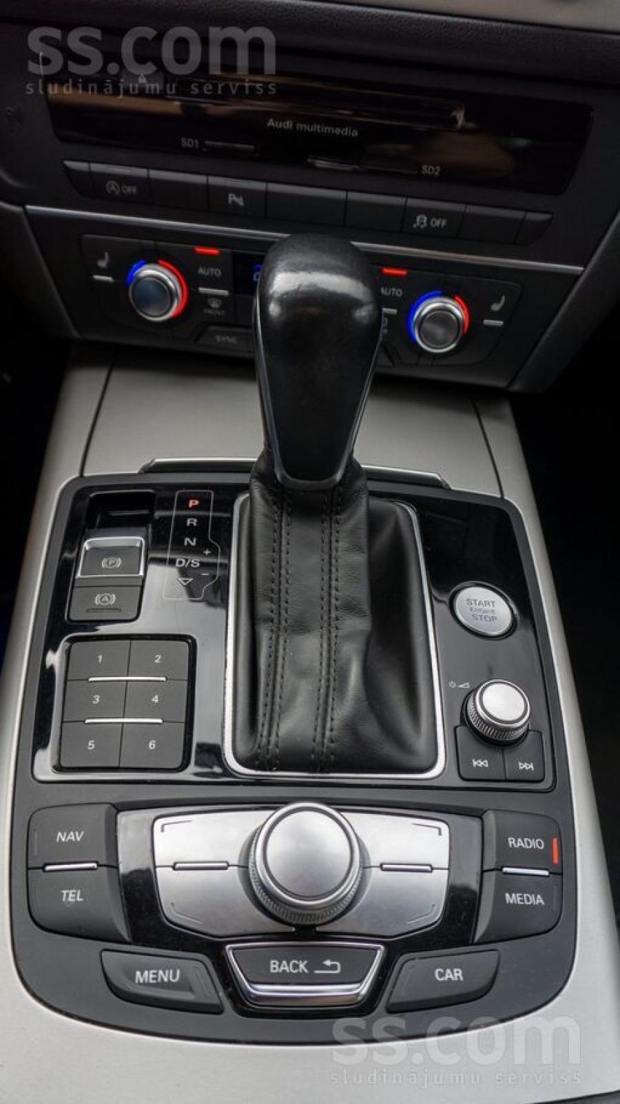 Grey Audi A6 2017 in Riga, with an engine capacity of 2.00 L and mileage of 157 thousand km for 15190 €, photo 17 on AUTOMOTO.COM.LV