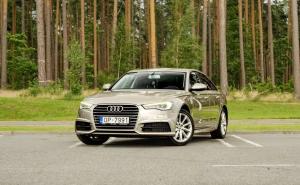 Pelēks Audi A6 2017 Rīga, ar dzinēja tilpumu 2.00 L un nobraukumu 157 tūkst. km par 15190 €, foto  vietnē AUTOMOTO.COM.LV