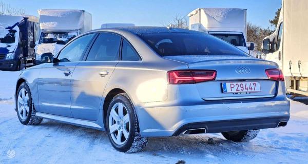 Grey Audi A6 2018 in Taurage, with an engine capacity of 1.97 L and mileage of 334 thousand km for 14300 €, photo 8 on AUTOMOTO.COM.LV