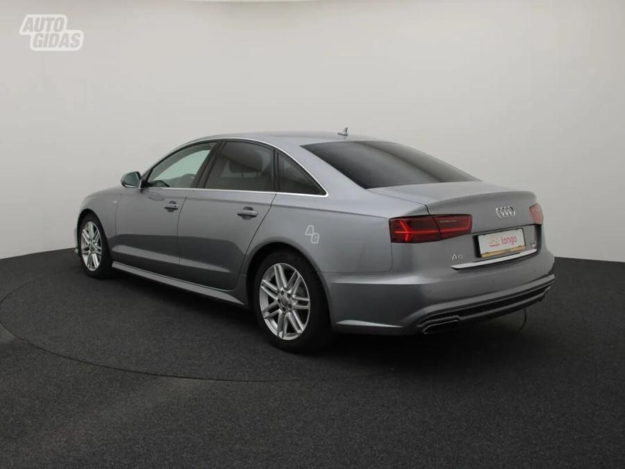 Grey Audi A6 2018 in Vilnius, with an engine capacity of 1.80 L and mileage of 172 thousand km for 18399 €, photo 8 on AUTOMOTO.COM.LV